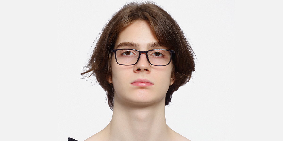 Unisex full frame Ultem eyeglasses | Firmoo.com