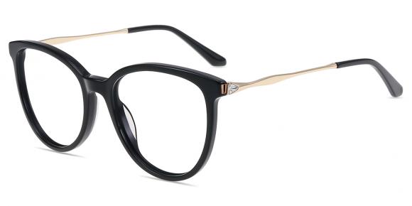 Women's full frame Metal & Acetate eyeglasses | Firmoo.com