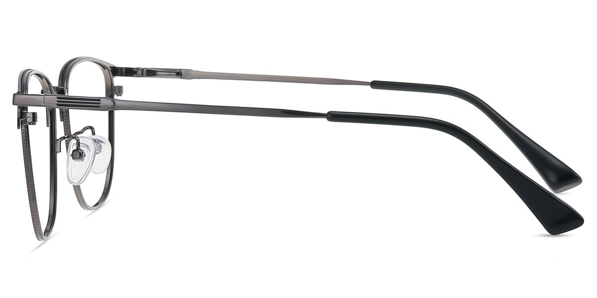 Occhiali da vista Unisex M30464 | Occhiali Quadrati Matt,Neri,Canna di ...