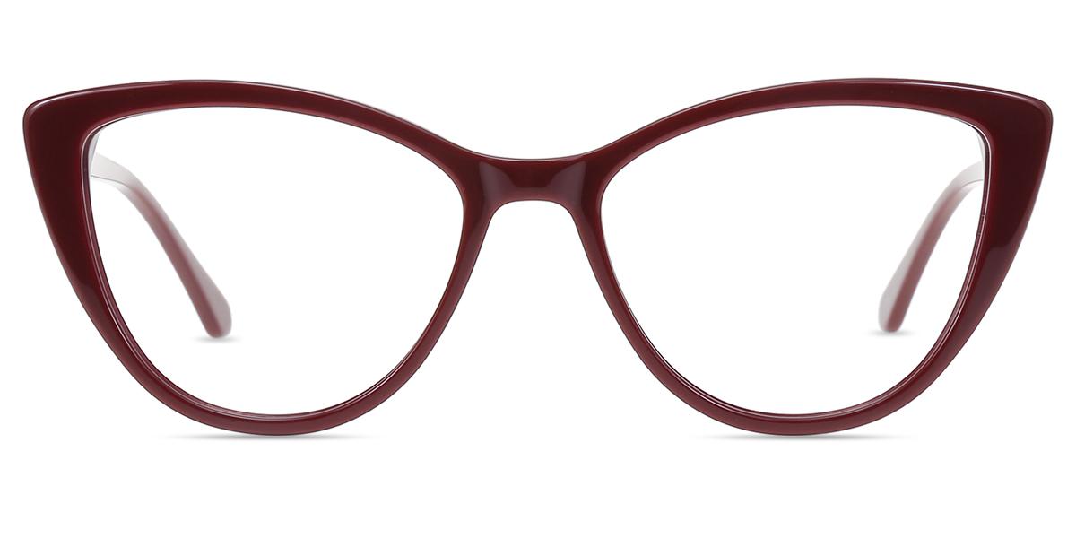 Occhiali da vista Donna AC86290 | Occhiali Cat eye Rossi in Acetato ...