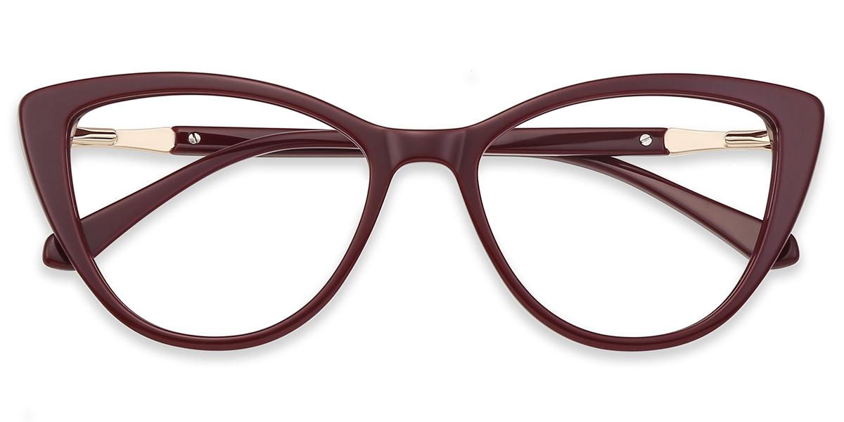Occhiali da vista Donna AC86290 | Occhiali Cat eye Rossi in Acetato ...