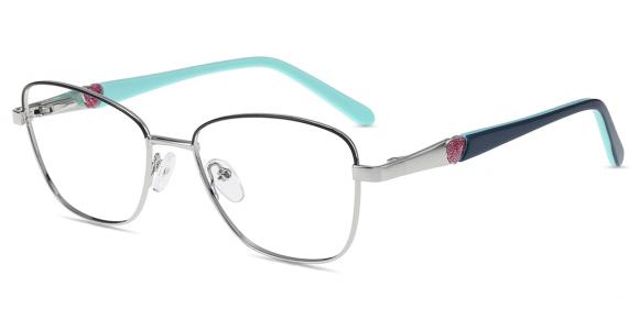 Women's full frame Metal eyeglasses | Firmoo.com
