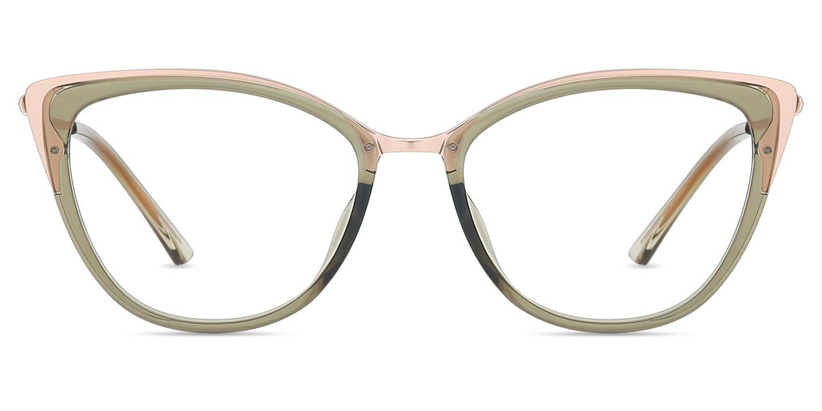 Occhiali da vista Donna MT25291 | Occhiali Cat eye Chiari,Verdi,Oro ...