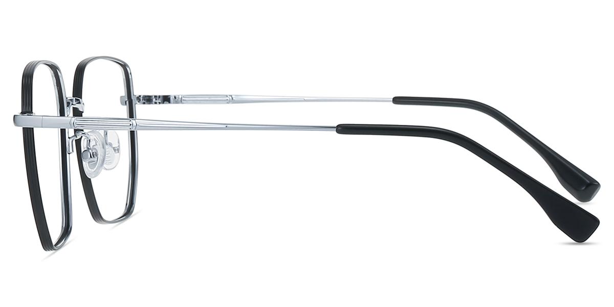 Unisex full frame Metal eyeglasses | Firmoo.com