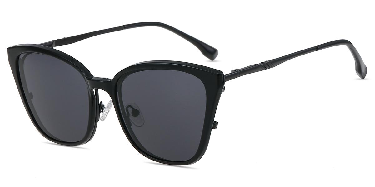 Occhiali da vista Donna AM2256 | Occhiali Cat eye Neri in Metallo ...