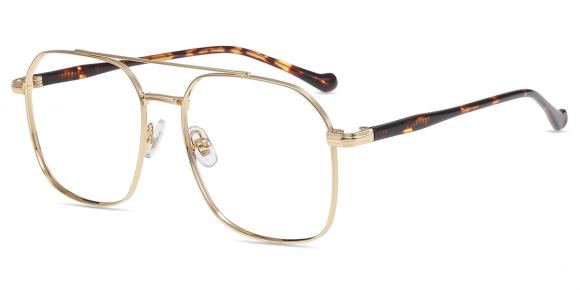 Unisex full frame Metal eyeglasses | Firmoo.com