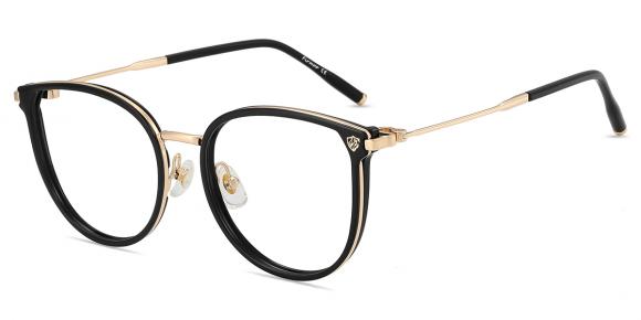 Women's full frame Metal & TR eyeglasses | Firmoo.com