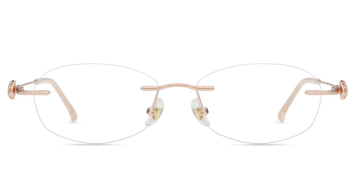 Women's rimless Metal eyeglasses | Firmoo.com
