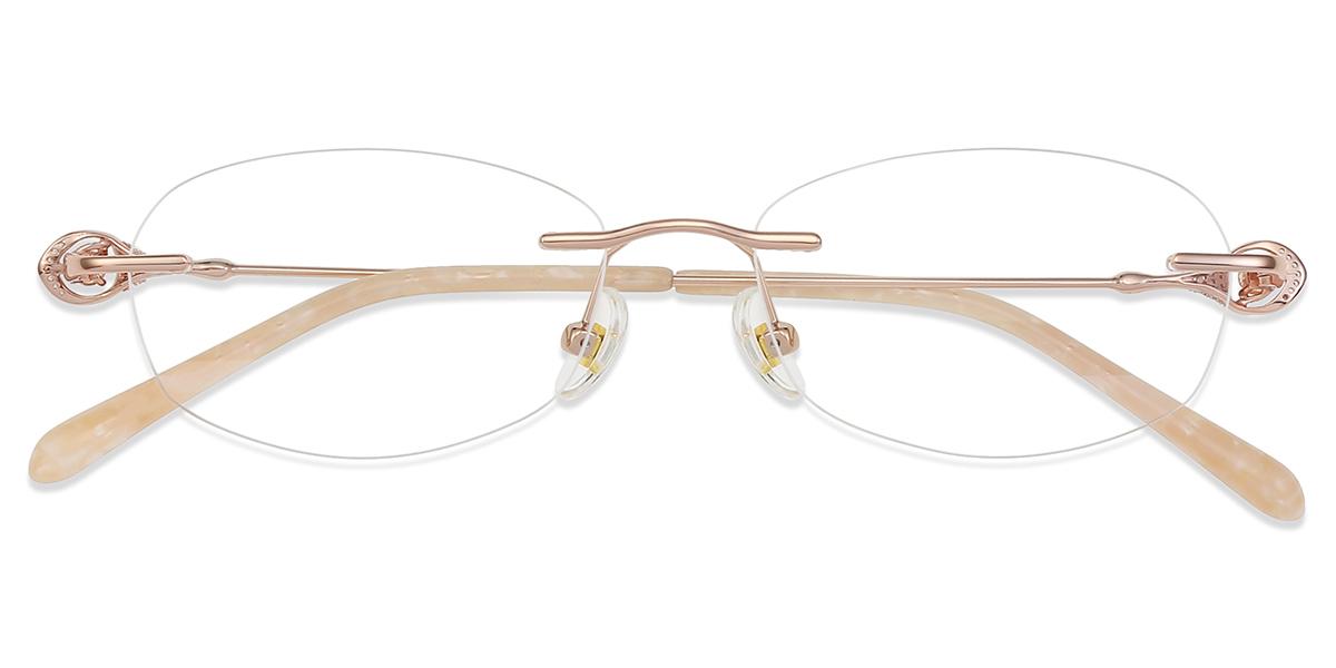 Women's rimless Metal eyeglasses | Firmoo.com