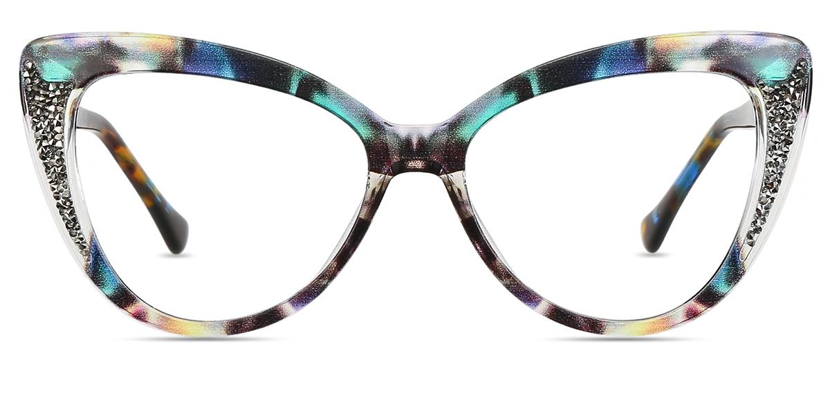 Occhiali da vista Donna TR92892 | Occhiali Cat eye Multicolori in Tr ...