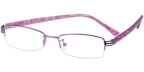 Women's mixed material semi-rimless frame eyeglasses | Firmoo.com