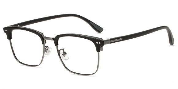 Occhiali da vista Uomo TM17399 | Occhiali Quadrati Matt,Neri,Canna di ...