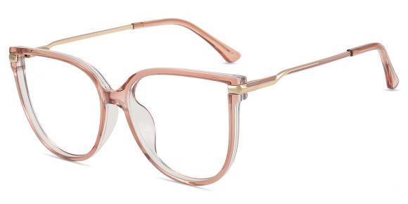 Women's full frame TR & Metal eyeglasses