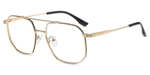 Unisex full frame Metal eyeglasses | Firmoo.com