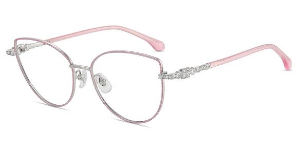 Women's full frame Metal & TR eyeglasses | Firmoo.cl