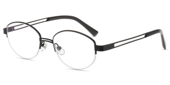 Women's semi-rimless Titanium eyeglasses | Firmoo.com