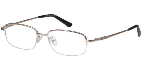 Unisex metal half-rim eyeglasses | Firmoo.com