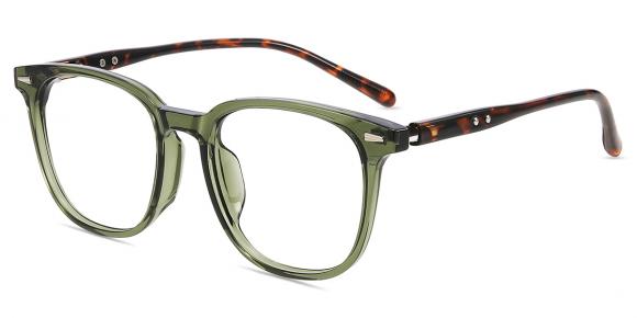 Unisex Glasses Medium TR42623 | Tortoise Matt Tr Square Frame | Firmoo UK