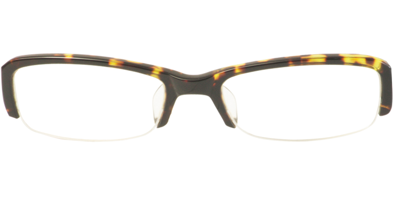 Unisex Semi Rimless Plastic Eyeglasses Frames