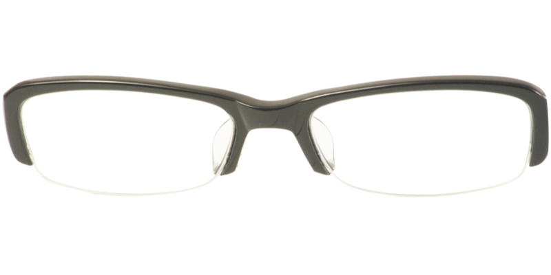 Unisex semi-rimless plastic eyeglasses frames | Firmoo.com