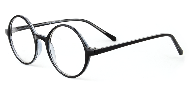 Unisex round full-rim frame plastic eyeglasses | Firmoo.com
