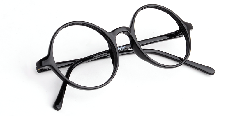 Unisex round full-rim frame plastic eyeglasses | Firmoo.com