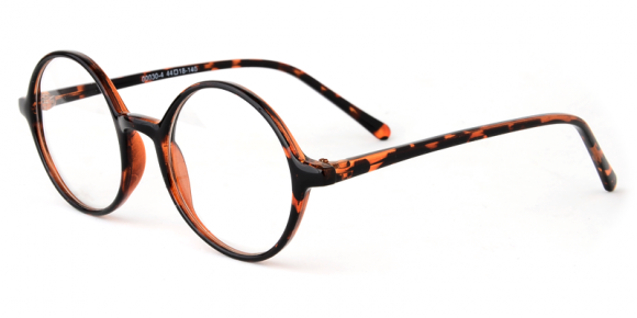Unisex round full-rim frame plastic eyeglasses | Firmoo.com