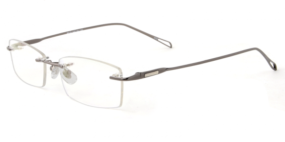 Unisex rimless metal eyeglasses | Firmoo.com