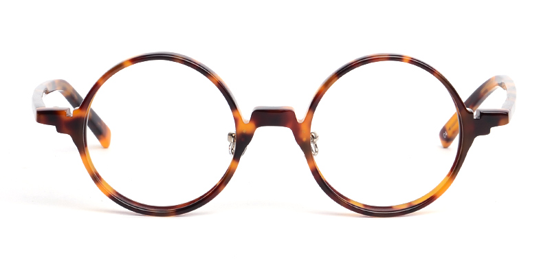 Unisex round full frame plastic eyeglasses | Firmoo.com