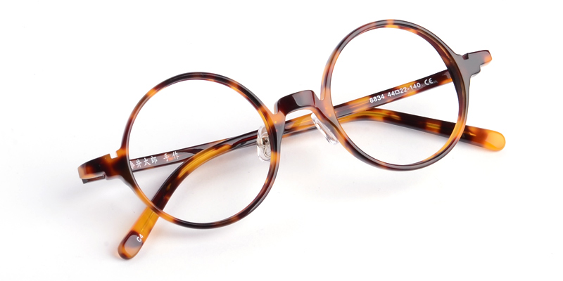 Unisex round full frame plastic eyeglasses | Firmoo.com