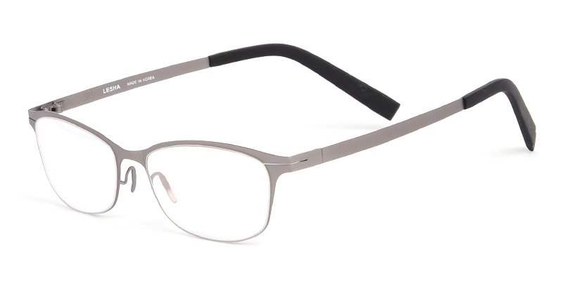 Unisex stainless steel full frame eyeglasses | Firmoo.com