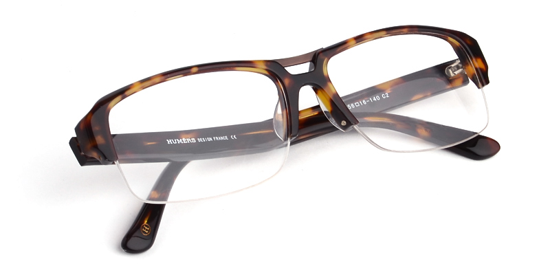 Unisex Plastic semi-rimless glasses | Firmoo.com