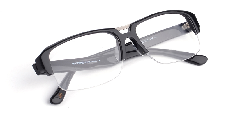 Unisex Plastic semi-rimless glasses | Firmoo.com