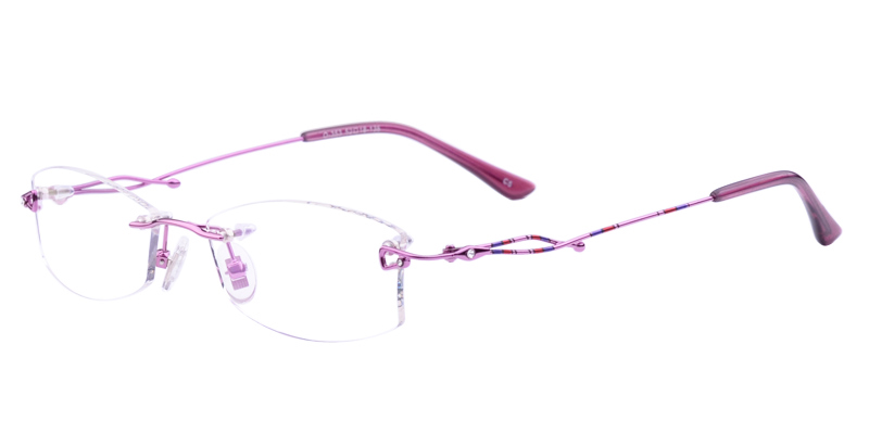 Women's rimless metal eyeglasses | Firmoo.com