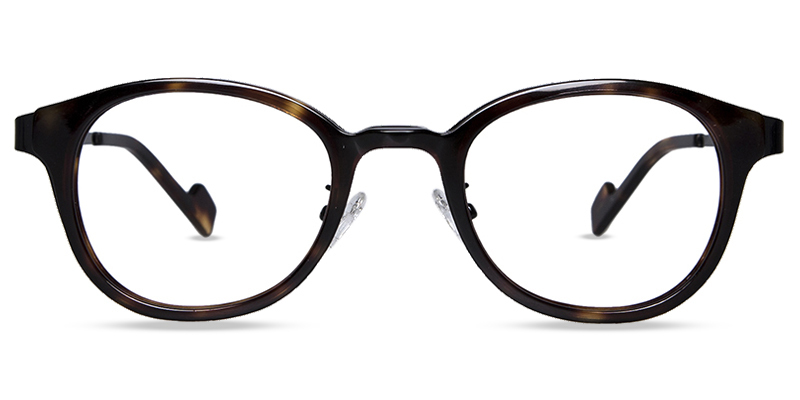 Unisex full frame mixed material eyeglasses | Firmoo.com