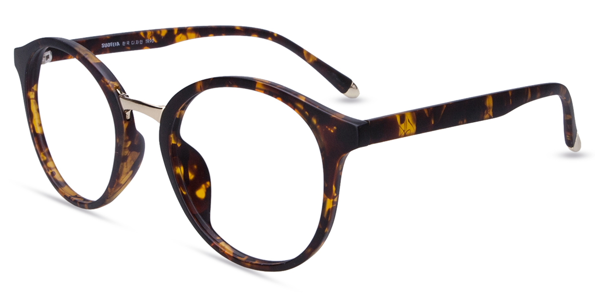 Unisex full frame mixed material eyeglasses | Firmoo.com