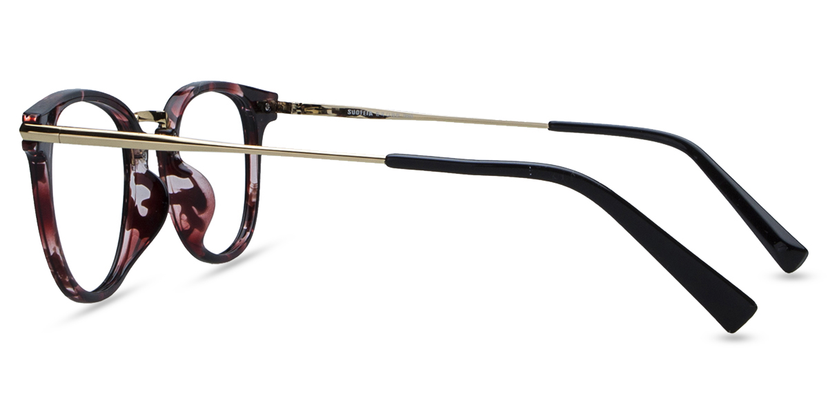 Unisex full frame mixed material eyeglasses | Firmoo.com