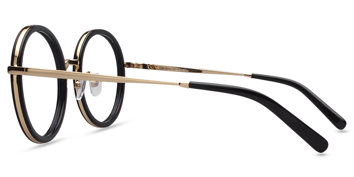 Unisex full frame mixed material eyeglasses | Firmoo.com