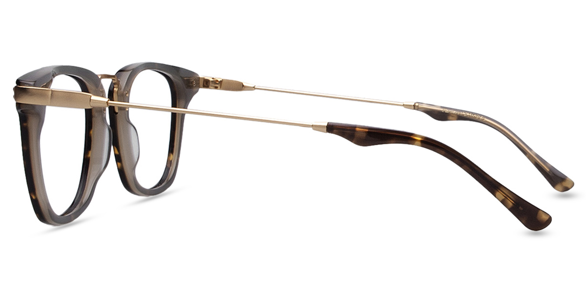 Unisex full frame mixed material eyeglasses | Firmoo.com