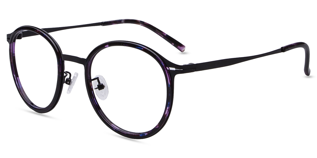Unisex full frame mixed material eyeglasses | Firmoo.com