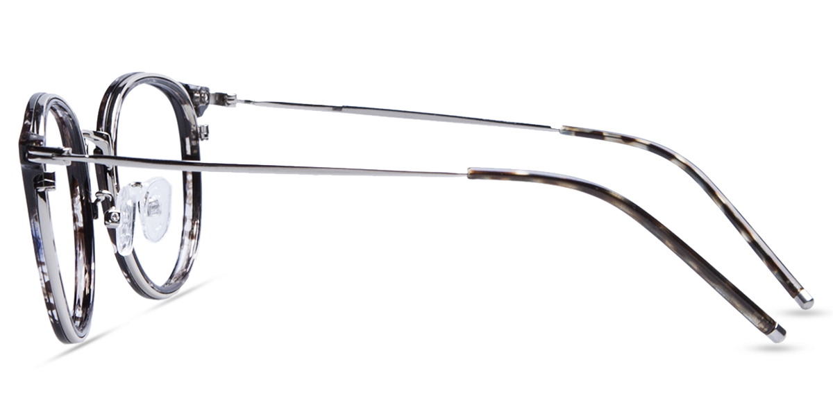 Unisex full frame mixed material eyeglasses | Firmoo.com