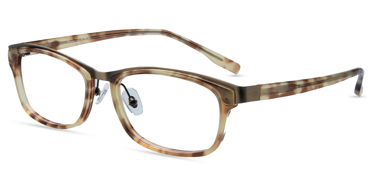 Unisex full frame mixed material eyeglasses | Firmoo.com
