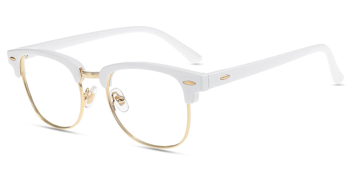 Unisex full frame mixed material eyeglasses | Firmoo.com