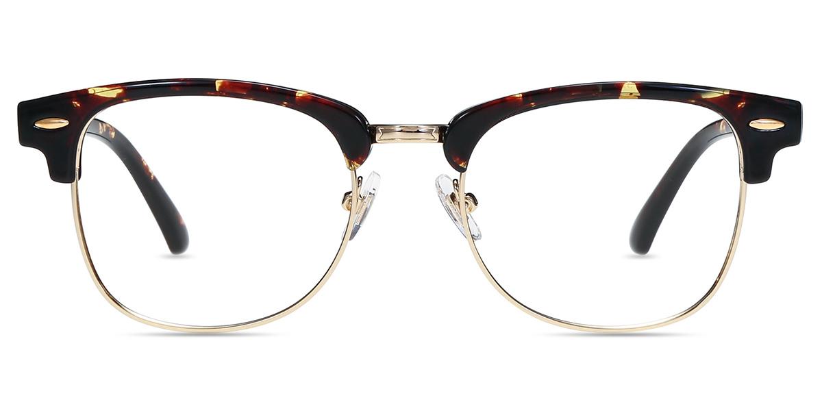 Unisex full frame mixed material eyeglasses | Firmoo.com
