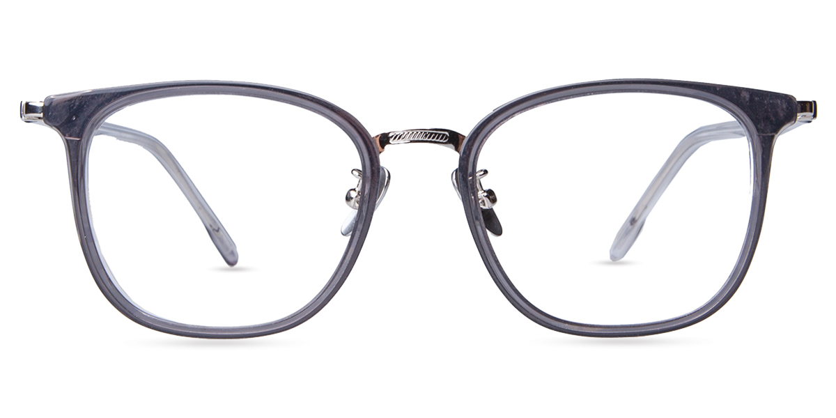 Unisex full frame mixed material eyeglasses | Firmoo.com