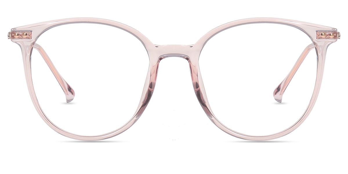 Lentes oftálmicos Unisex S939 | con Armazón Grande de Tr Redondo Rosa ...