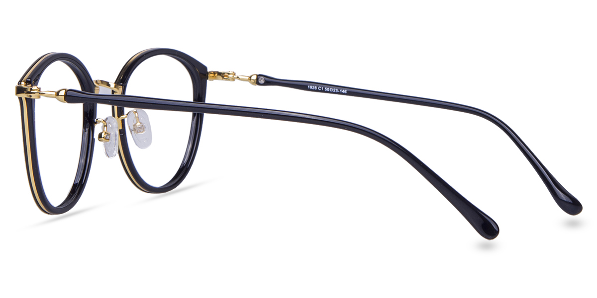 Unisex full frame mixed material eyeglasses | Firmoo.com