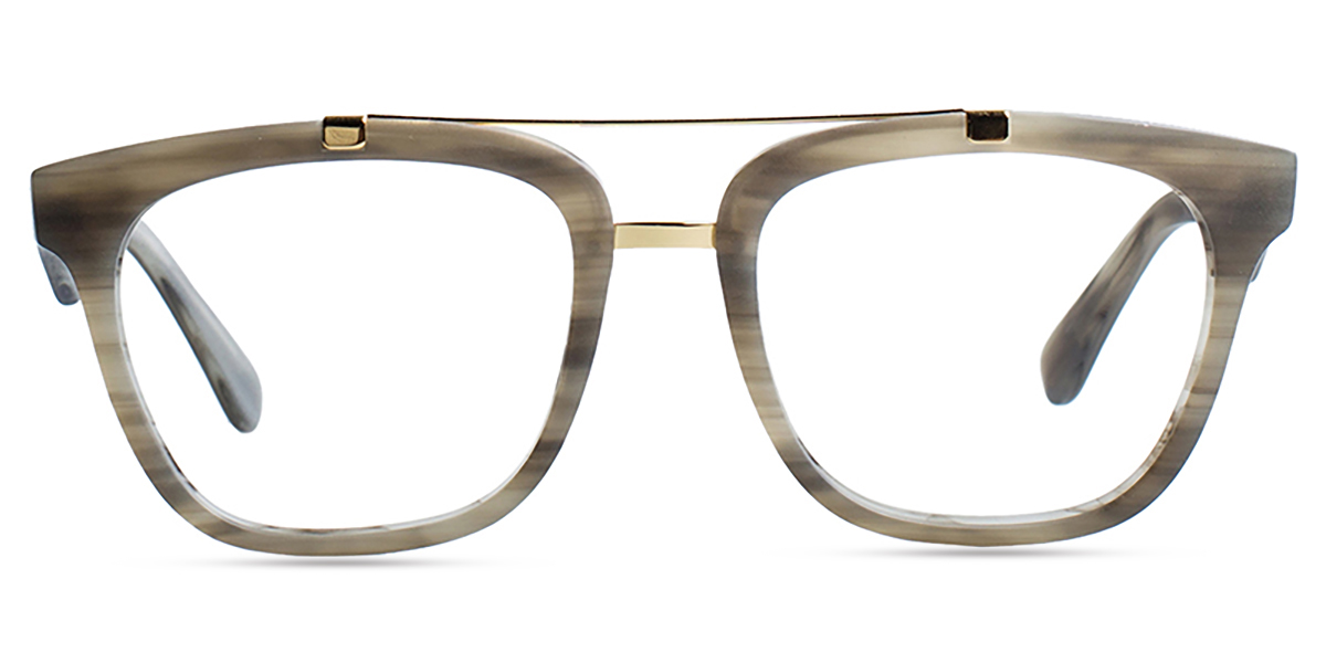 Unisex full frame mixed material eyeglasses | Firmoo.com