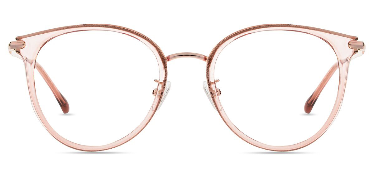 Unisex full frame mixed material eyeglasses | Firmoo.com
