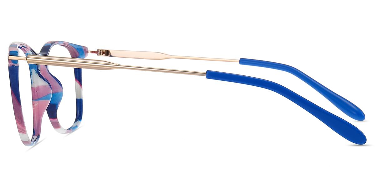 Unisex full frame mixed material eyeglasses | Firmoo.com